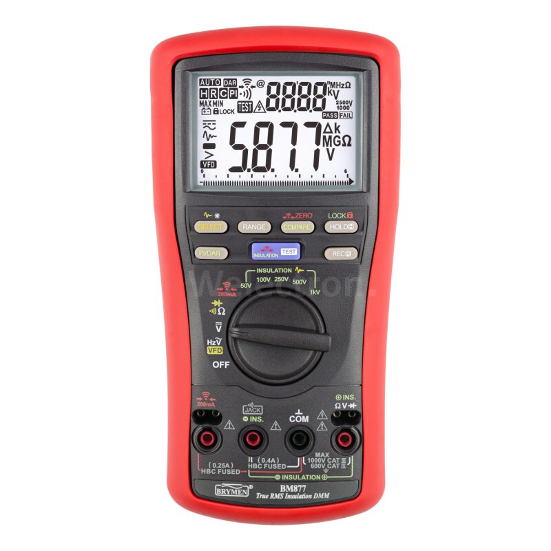 Brymen BM877 Multimeter and Insulation Tester, 255.00