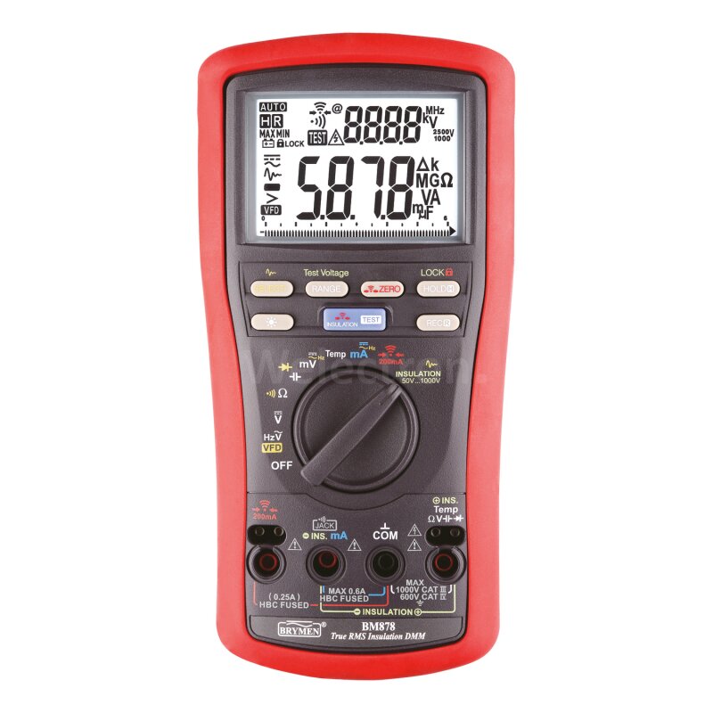 Brymen BM878 Multimeter and Isolation Tester, 299.00