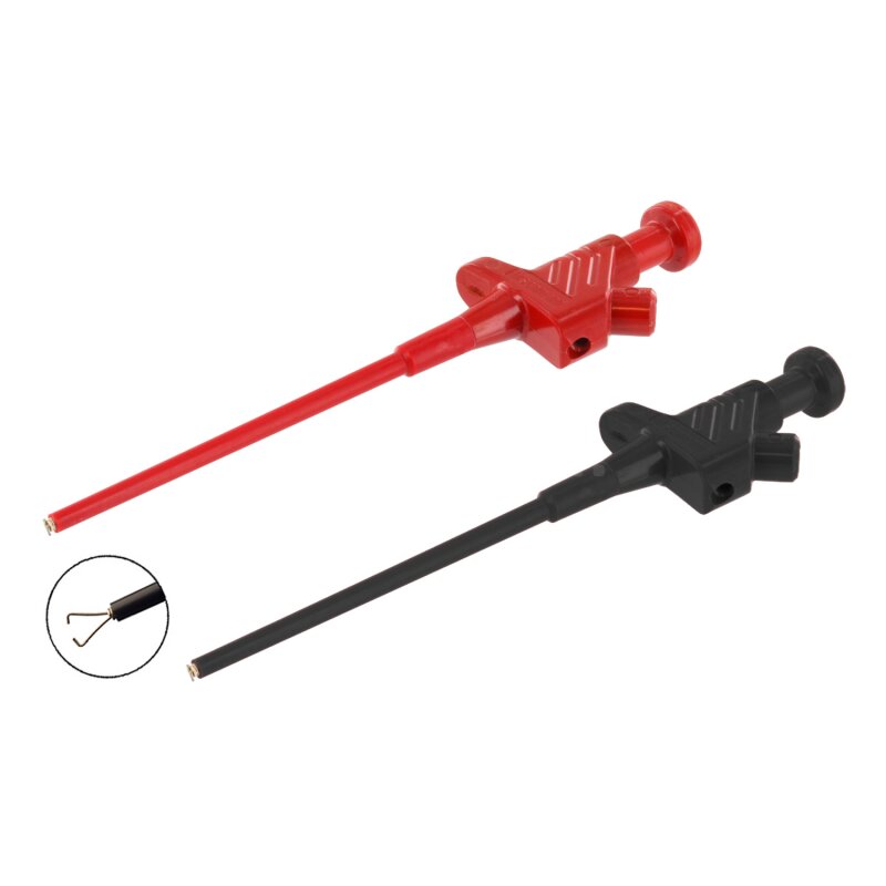 Hirschmann KLEPS 30 Clamp-Type Test Probe Pair Red/Black, 9.70