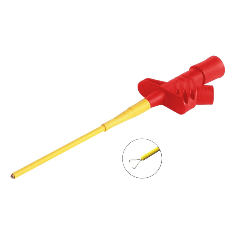 Hirschmann KLEPS 2600 RT Sicherheits-Klemmprüfspitze rot, 7,20