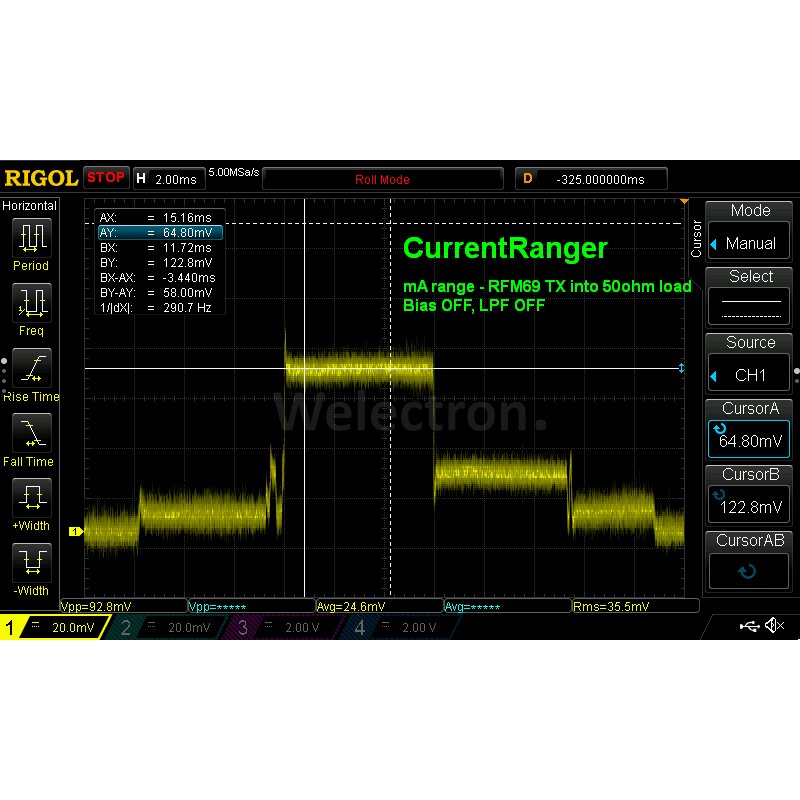 LowPowerLab CurrentRanger Strom-Messverstärker (ohne Display), 1