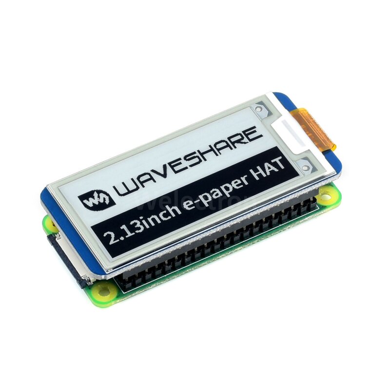 Waveshare 12915 2.13inch e-Paper HAT, 16,90 € - Welectron