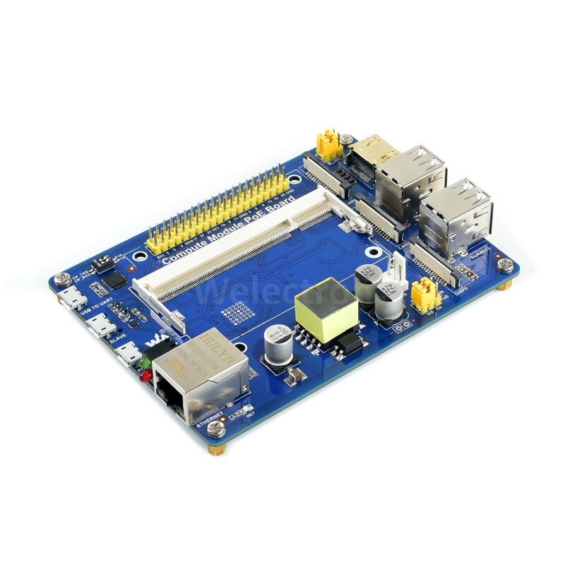 Waveshare 16664 Compute Module PoE Board, 39,90 € - Welectron