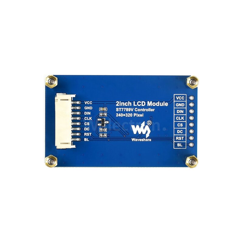Waveshare 17344 2inch LCD Module - Welectron, 10,90