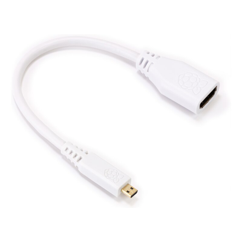 Offizielles Raspberry Pi 4 micro-HDMI Adapterkabel, 3,80 € - Wel