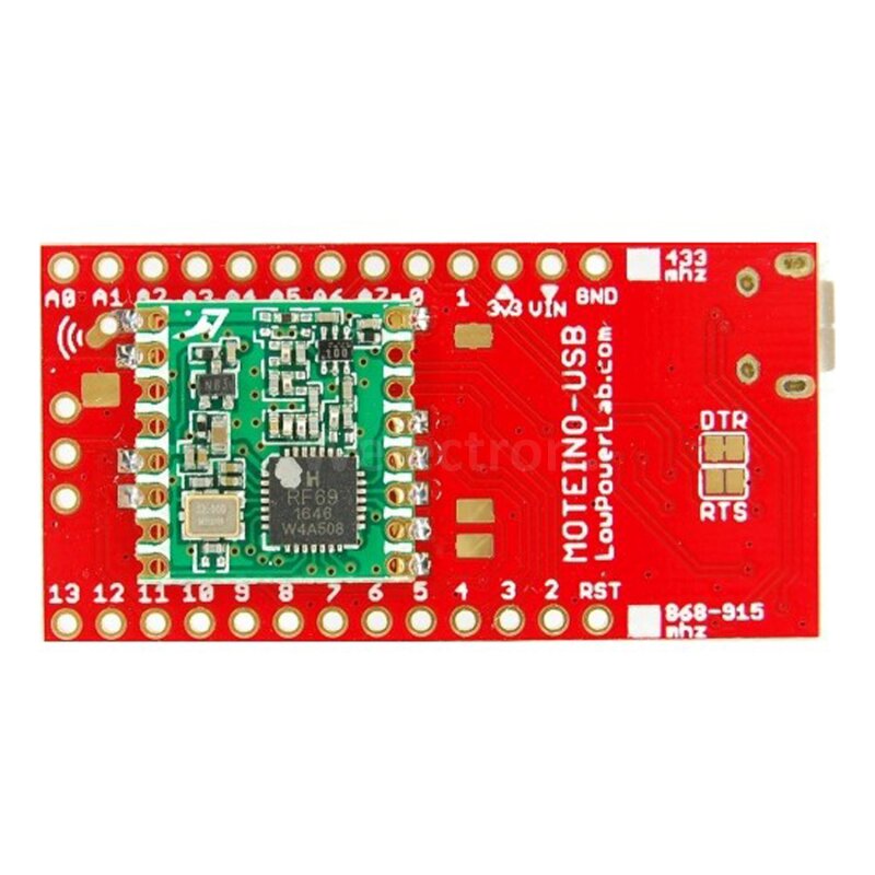 LowPowerLab Moteino-USB R6 mit RFM69HCW RF Transceiver (868 MHz), 4 M