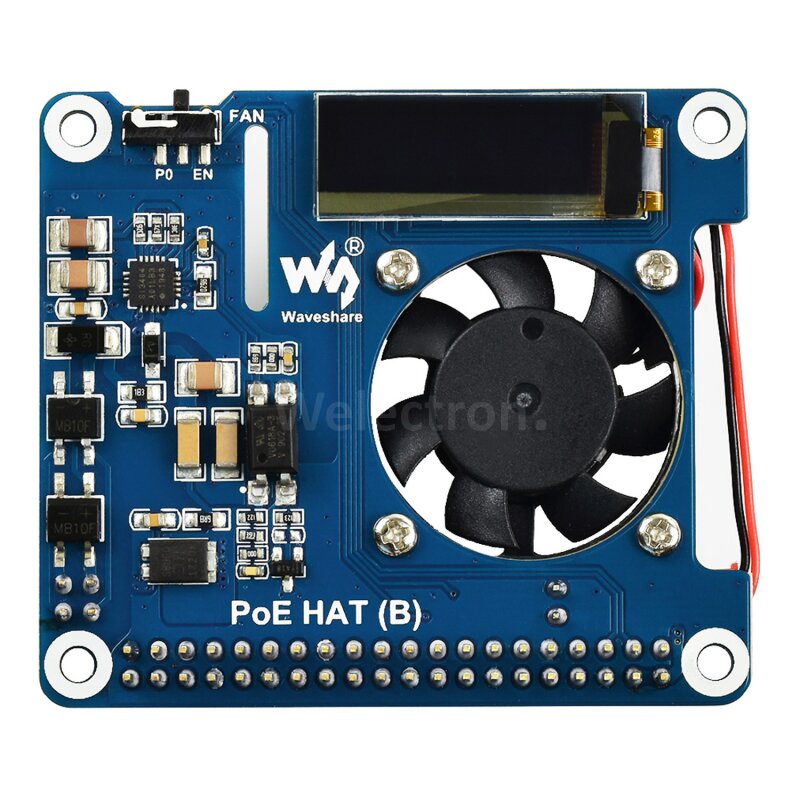 Waveshare 18014 PoE HAT (B), 20,90 € - Welectron