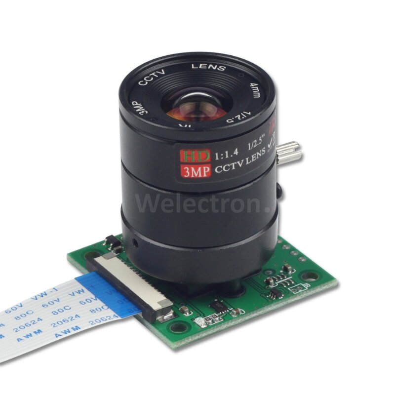 Arducam B0153 NOIR 8MP Sony IMX219 camera module with CS lens 2718 fo