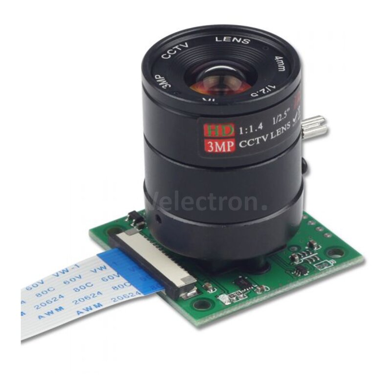 Arducam B0153 NOIR 8MP Sony IMX219 camera module with CS lens 2718 fo