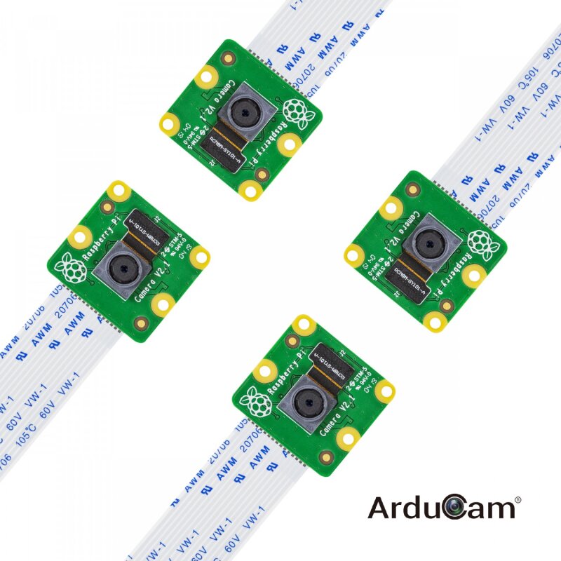Arducam B0178 Multi Camera Adapter Bundle Kit with 4 Raspberry Pi V2