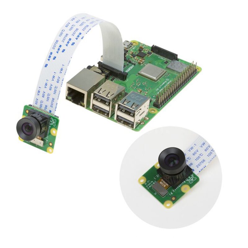 Arducam B0188 8MP IMX219 Low Distortion NoIR Camera Module, S-Mount,