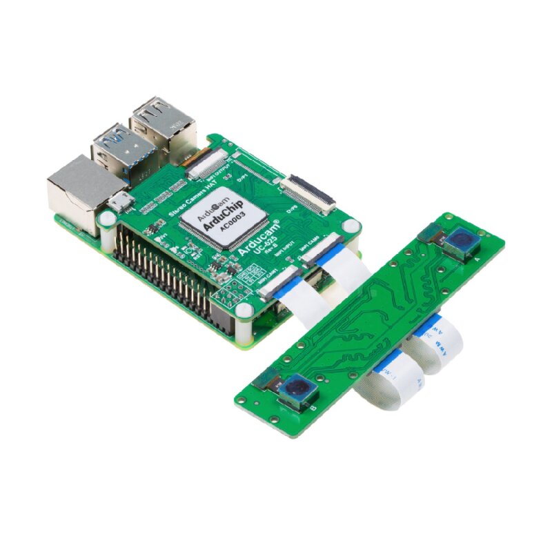 Arducam B0195S5MP 5MP OV5647 Stereo Camera Kit for Raspberry Pi, 97.4