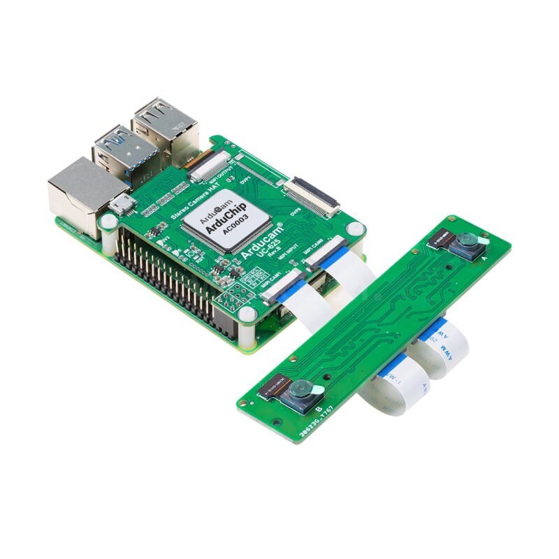 Arducam B0195S8MP 8MP IMX219 Stereo Camera Kit for Raspberry Pi, 118,