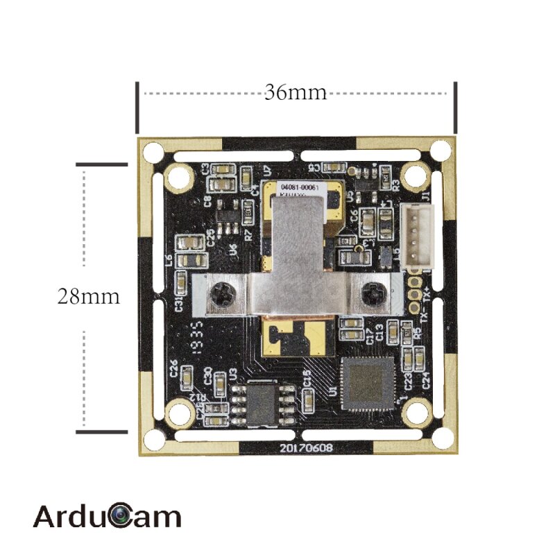 Arducam B0197 8MP 1080P Auto Focus USB Camera Module with Microphone,