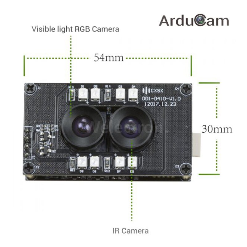 Arducam B0198 Stereo USB Camera, 99,00 € - Welectron