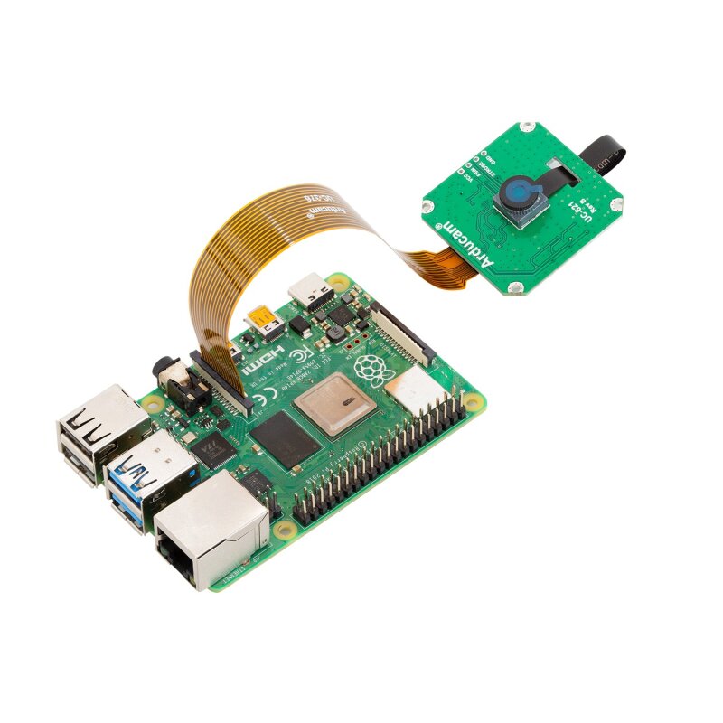 Arducam B0218 2MP OV2311 Monochrome NoIR Global Shutter Camera for Ra