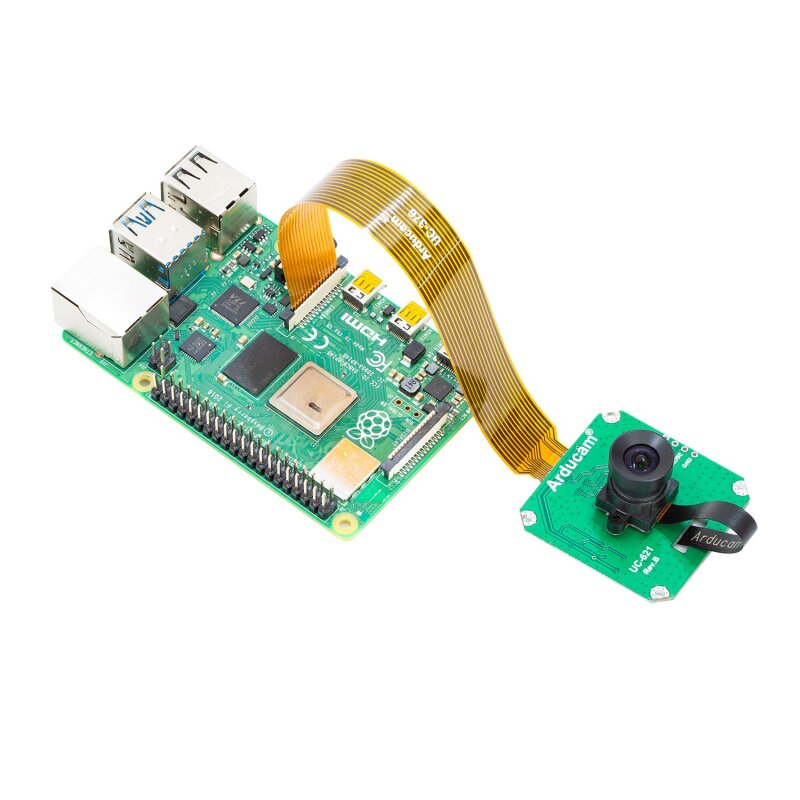 Arducam B0219 2MP OV2311 Monochrome NoIR Global Shutter Camera for Ra