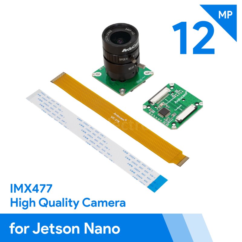 Arducam B0242 IMX477 12.3MP Camera for Jetson Nano, CS-Mount, 99,90