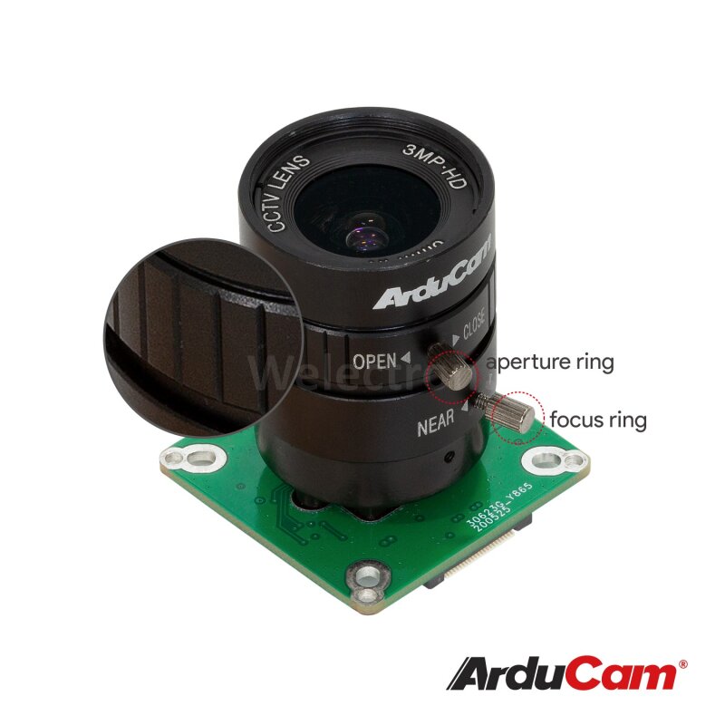 Arducam B0242 IMX477 12.3MP Camera for Jetson Nano, CS-Mount, 99,90