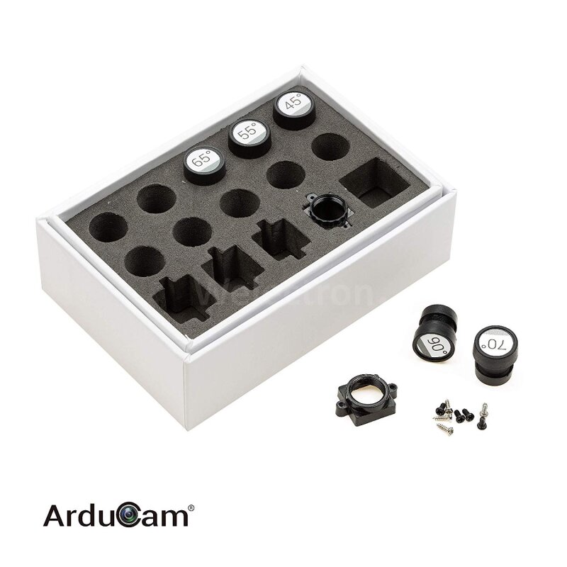 Arducam LK002 Low Distortion M12 mount camera lens kit for Arduino an