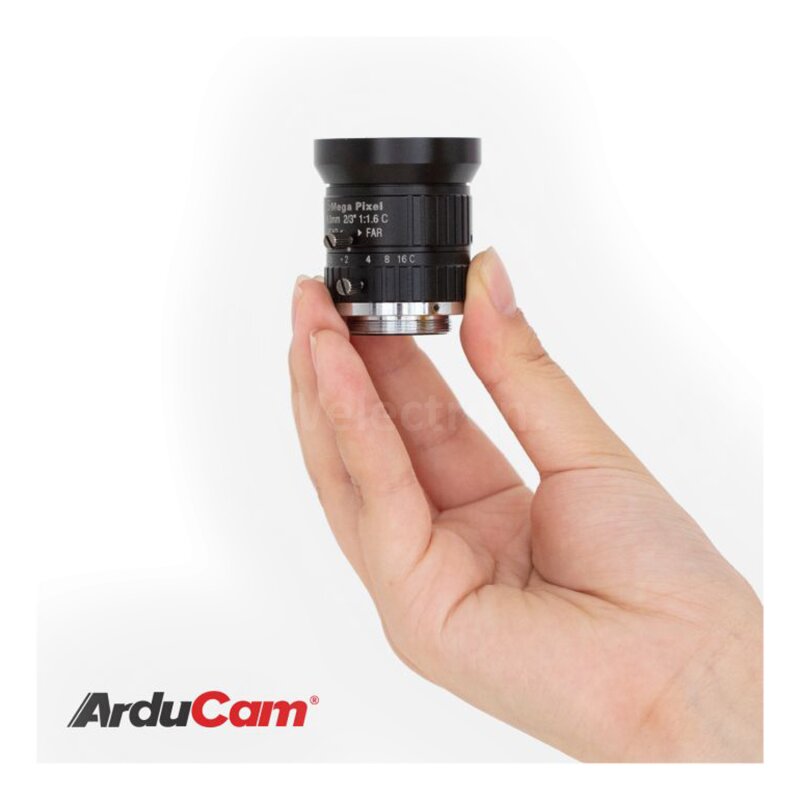 Arducam LN043 C-Mount Lens for Raspberry Pi High Quality Camera, 59,9