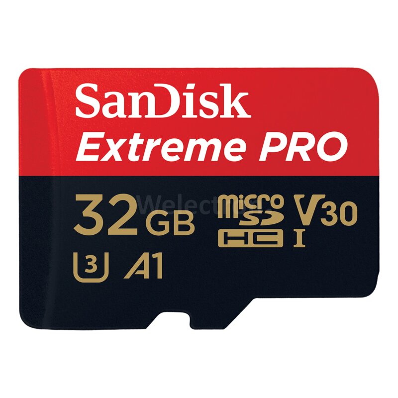 SanDisk SDSQXCG-032G-GN6MA Extreme Pro microSD Card 32 GB (160 MB/s),