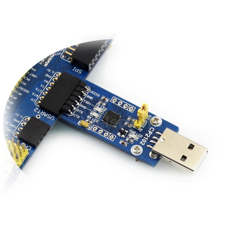 Waveshare 7605 CP2102 USB UART Board (type A), 5.50