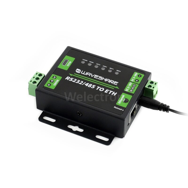 Waveshare RS232/485 TO ETH, 39,90 € - Welectron