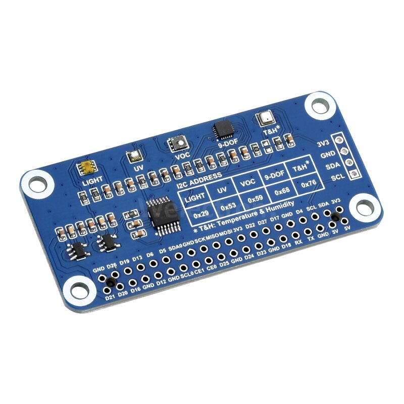 Waveshare 20471 Environment Sensor HAT, 37.90