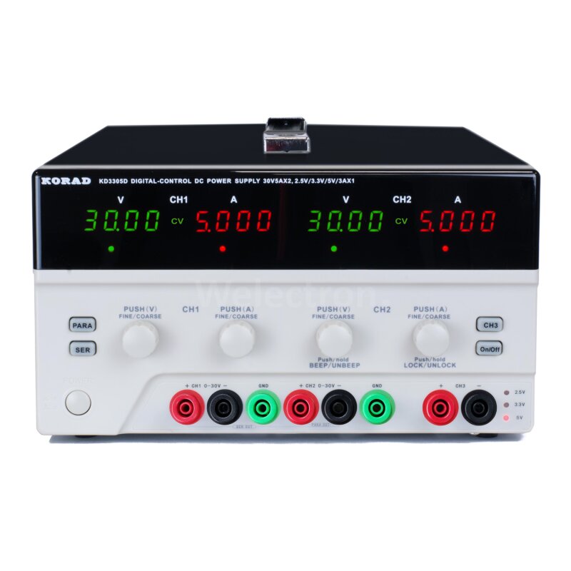 Korad KD3305P+ Benchtop Power Supply (Safety Terminals), 229.00 &euro