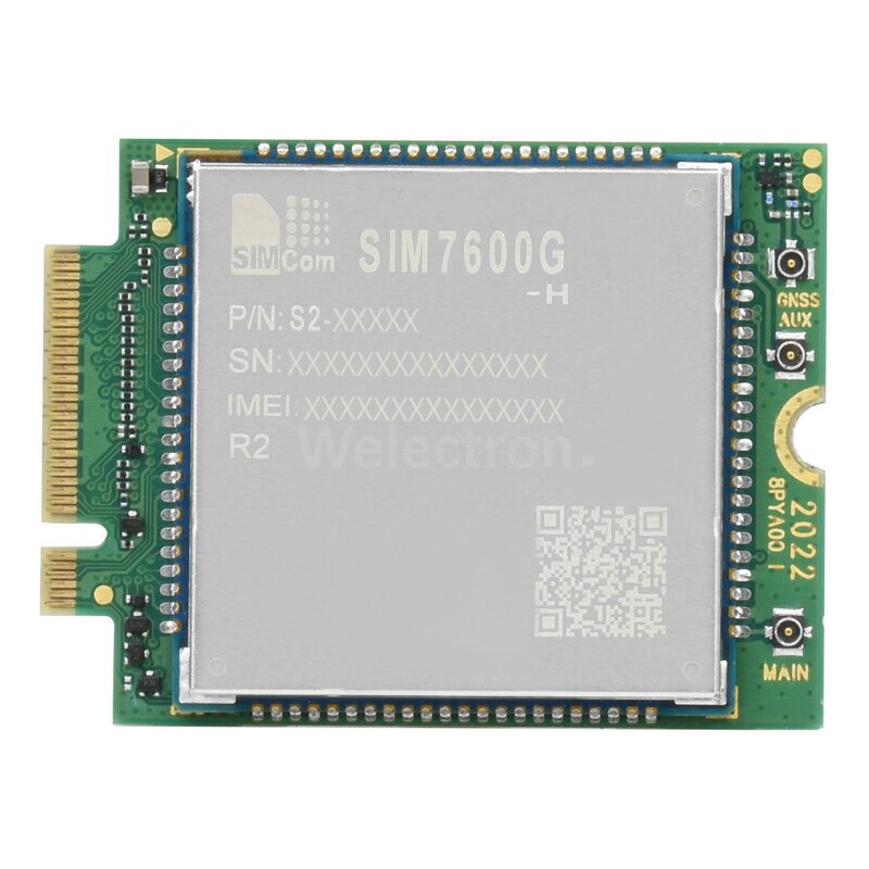 SIMCOM SIM7600G-H-M.2 4G LTE Cat-4 M.2 Modul, 44,90 € - Welectro