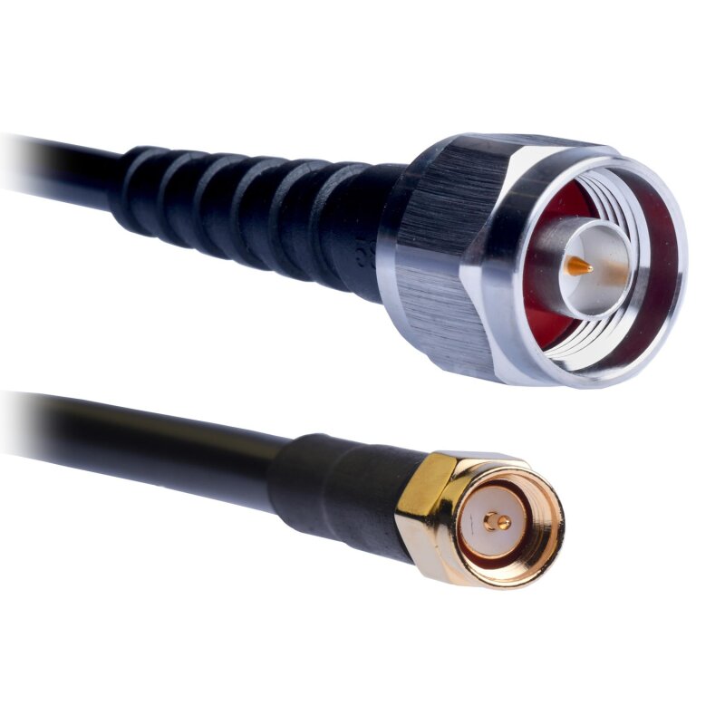TekBox NM-SMAM/35/RG223 HF Cable N-Male to SMA-Male, 35 cm, RG223/U,