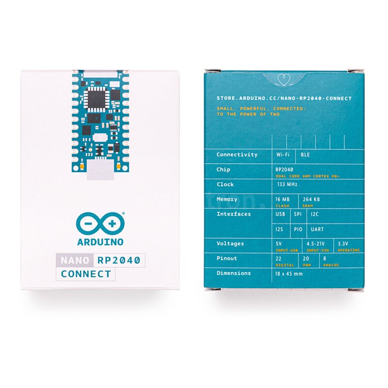 Arduino Nano RP2040 Connect, 26,90 € - Welectron