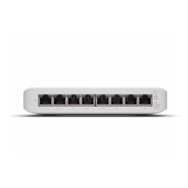 Ubiquiti USW-LITE-8-POE UniFi 8-Port Gigabit Switch, 112,90