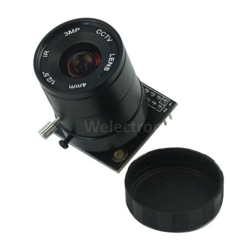Arducam B0019 5 Mega pixel Camera Module OV5642 with CS mount Lens, 3