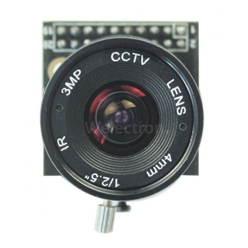 Arducam B0019 5 Mega pixel Camera Module OV5642 with CS mount Lens, 3