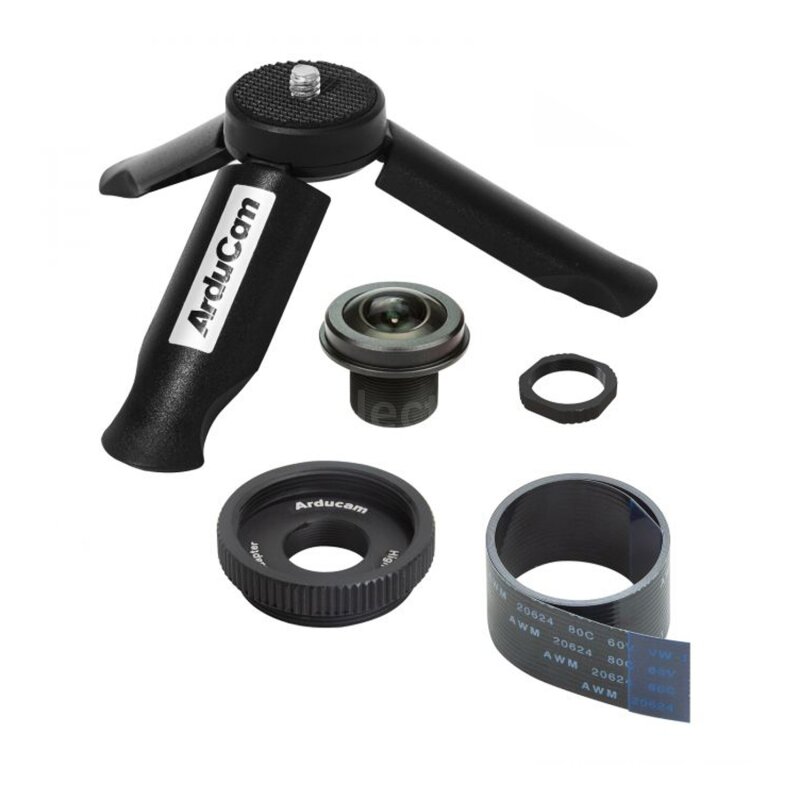 Arducam B0232 180 Degree Fisheye M12 Lens Bundle for Raspberry Pi HQ