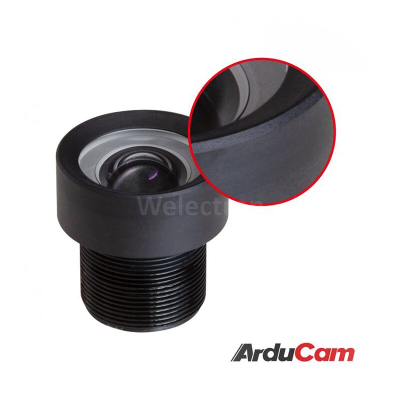 Arducam B0236 50 Degree M12 Lens Bundle for Raspberry Pi HQ Camera, 2