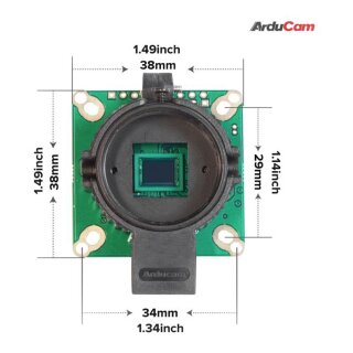 Arducam B024001 Raspberry Pi HQ Camera for Raspberry Pi, 89.90