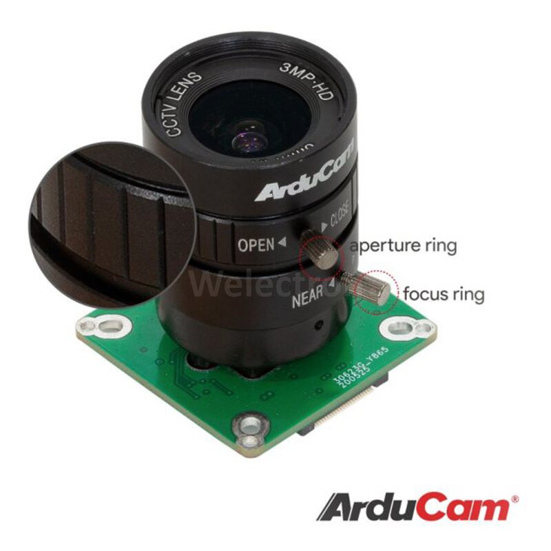 Arducam B0249 High Quality Camera, 90,90 € - Welectron