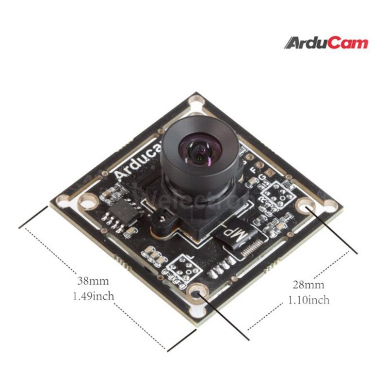 Arducam B0322 2MP OV2311 Global Shutter Monochrome USB Camera Board w