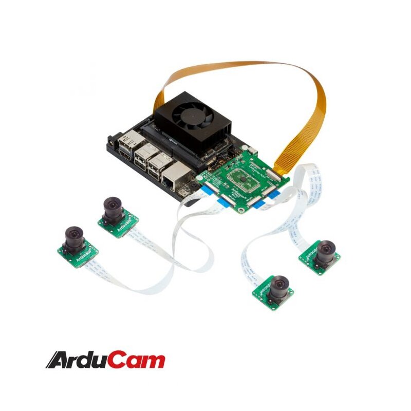 Arducam B0331 1MP*4 Quadrascopic Camera Bundle Kit for Raspberry Pi,