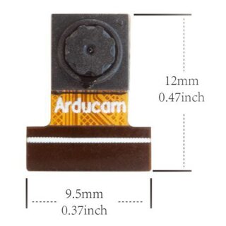 Arducam B0336N HM0360 VGA CMOS Monochrome Camera Module (NoIR) for RP