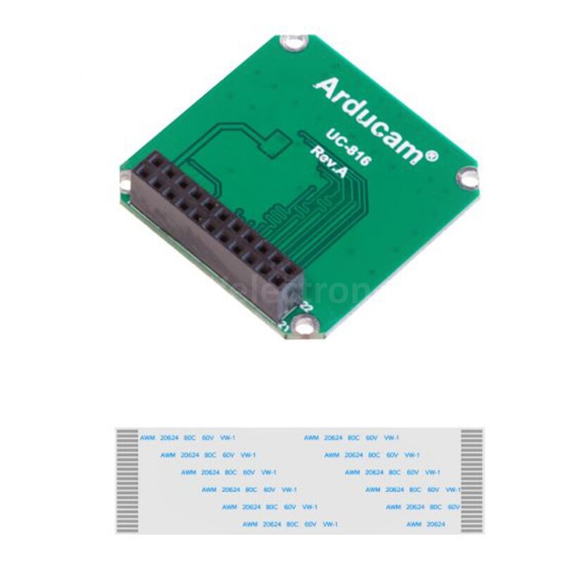 Arducam B0345 Parallel Camera Adapter Board for USB Camera Shield, 17