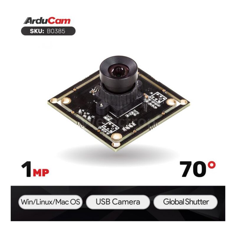 Arducam B0385 120fps Global Shutter Color USB Camera Board, 71.90 &eu