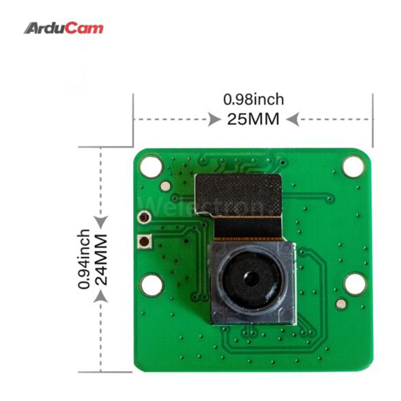 Arducam B0390 IMX219 Visible Light Fixed Focus Camera Module for Rasp