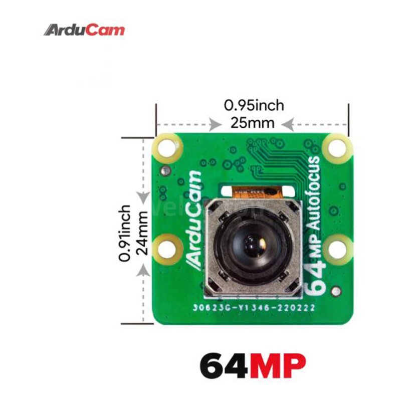 Arducam B0402 64MP Autofocus Quad-Camera Kit for Raspberry Pi, 349.00