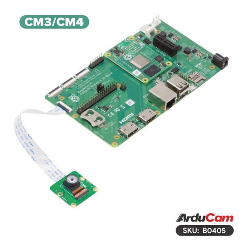 Arducam B0405 OV9281 Monochrome Global Shutter Camera Module with wid