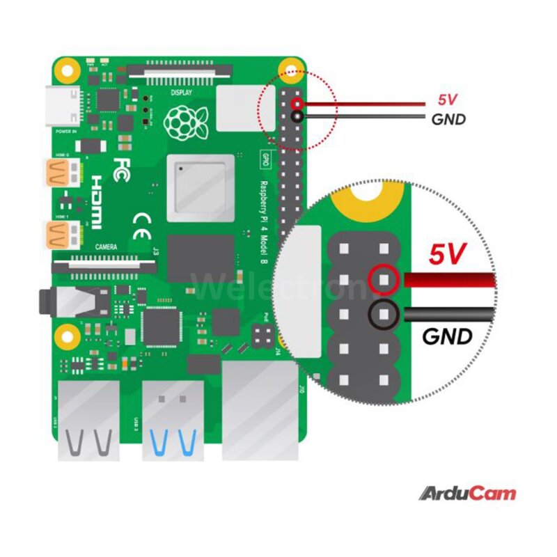 Arducam B0410 Time of Flight Camera for Raspberry Pi, 59,90