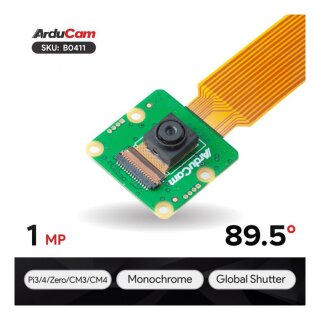 Arducam B0411 OV9281 Monochrome Global Shutter Camera Module for Rasp